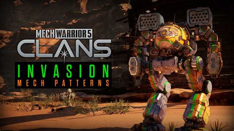 Mechwarrior 5 Clans Invasion Mech Patterns Epic Games Store