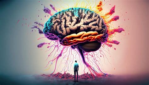 Premium Photo Concept Art Of A Human Brain Exploding With Knowledge