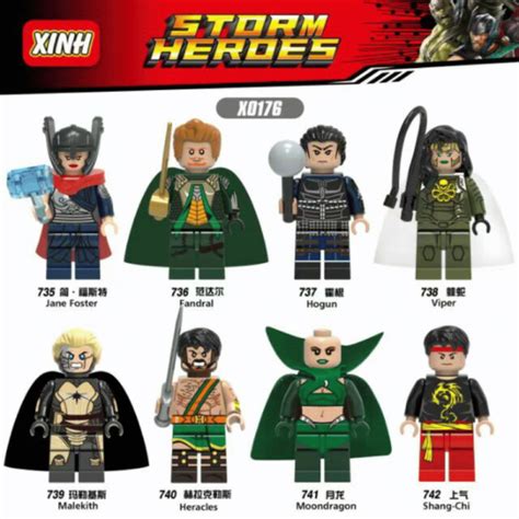Marvel Fandral Mcu Xh736 Minifigures Brixtoy
