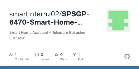 Github Smartinternz02 Spsgp 6470 Smart Home Assistant Telegram Bot Using Esp8266 Smart Home