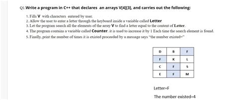 solved q1 write a program in c that declares an arrays