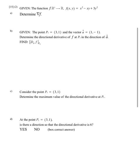 Solved GIVEN The Function F R R F X Y X Xy Y Chegg