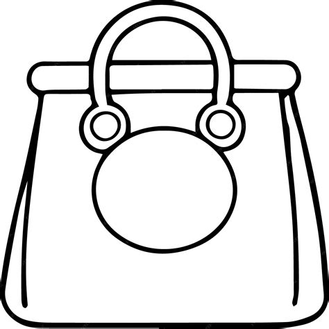 Premium Vector Bag Vector Outline