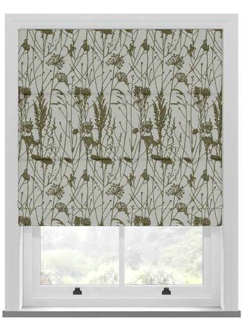 Green Roman Blinds Made To Measure Swift Direct Blinds
