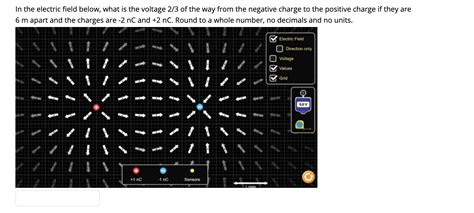 Solved In The Electric Field Below What Is The Voltage Chegg Com