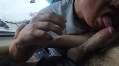 Hot Car Blow Job And Awesome Cumming