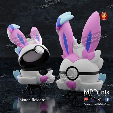 Sylveon Pokeball Free High Quality Models