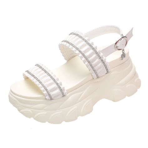 Chunky Platform Sandals With Straps
