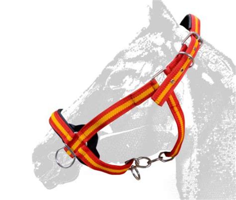 Cabezada Cuadra Extra Fuerte Zaldi Bandera EspaÑa Hípica Badajoz