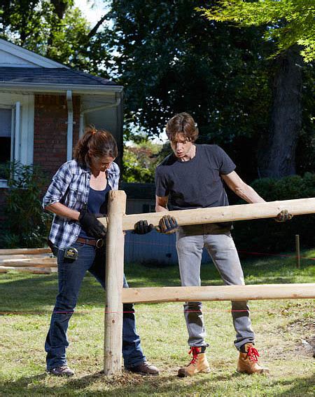 DIY Simple Split Rail Fence