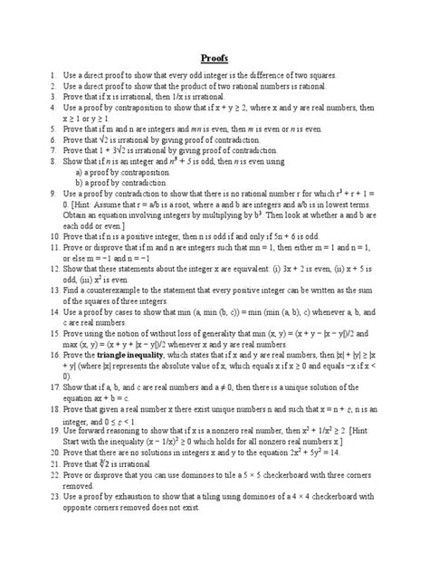 proofs pdf