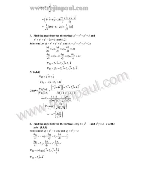Vector Calculus Diffretation Pdf