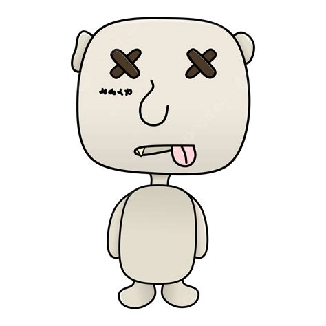 문신과 송곳니가 있는 귀여운 만화의 일러스트 디자인 설계 타투 송곳니 Png 일러스트 및 벡터 에 대한 무료 다운로드 Pngtree