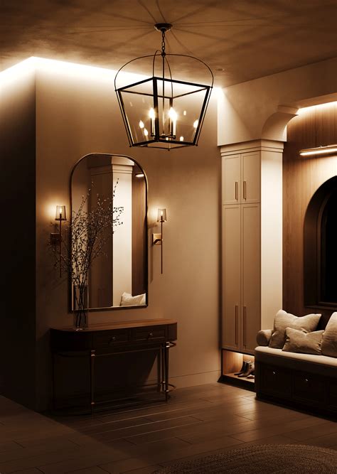 Foyer Design Curved Elegance Behance
