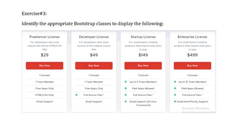 Solved Exercise Identify The Appropriate Bootstrap Chegg
