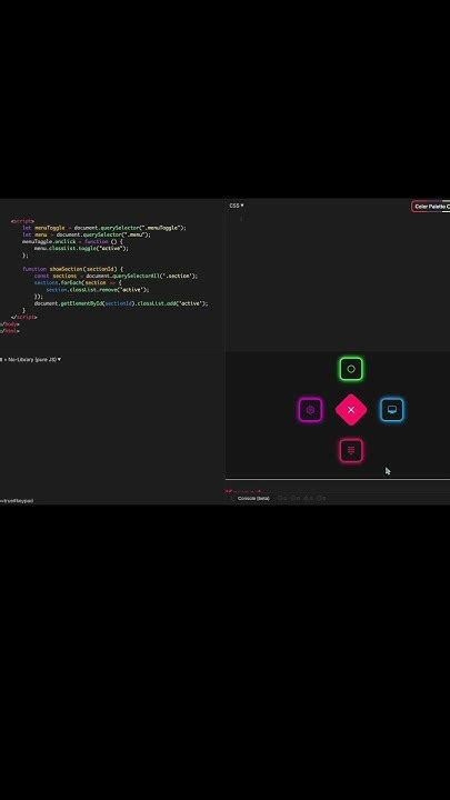 html css and javascript menu dock youtube
