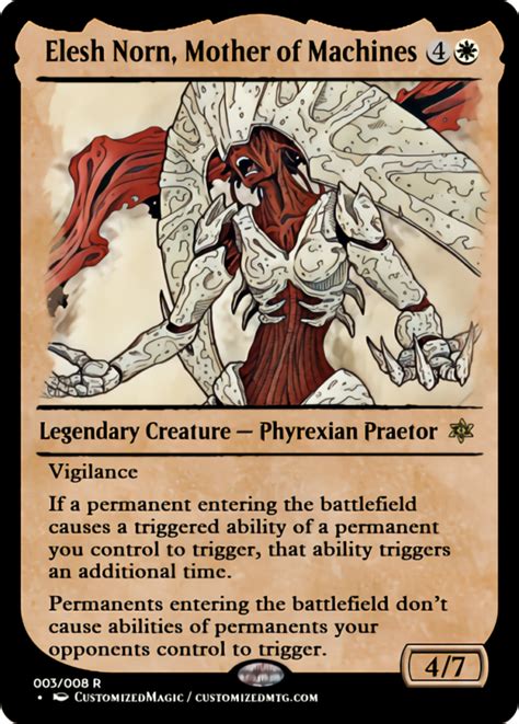 Elesh Norn Mother Of Machines Magic The Gathering Proxy Cards