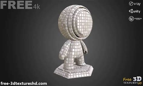White Ceramic Tiles 3d Texture Pbr High Resolution 4k Free Download For Unreal Unity And Vray