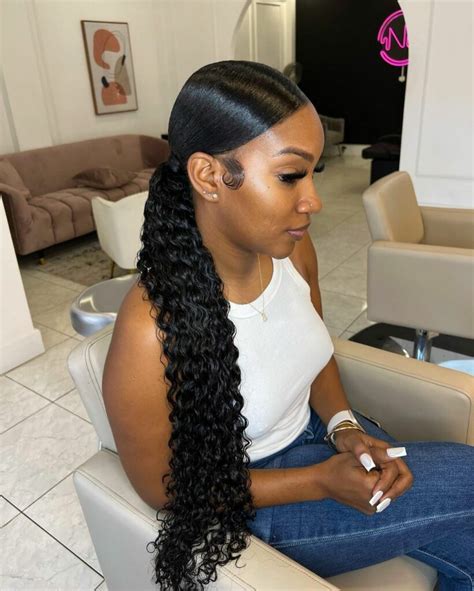 20 Ponytail Hairstyles For Curly Hair Embrace Your Curls With Style