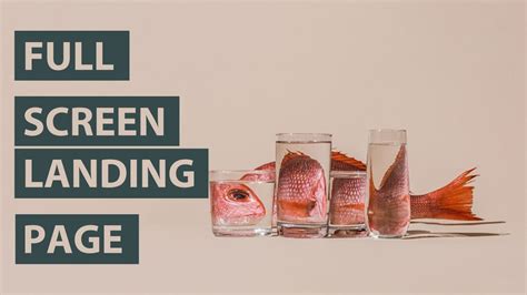 Full Screen Landing Page Using Html And Css Responsive Full Screen