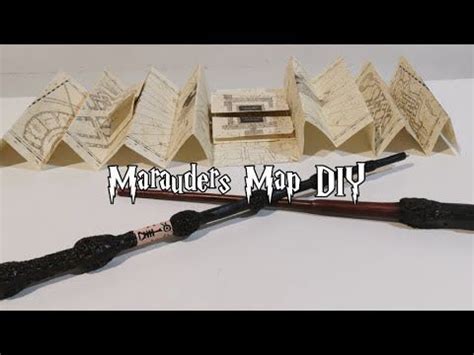 How To Do The Marauders Map Diy Harry Potter Kyrei Hp