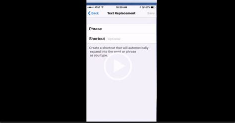 How To Create ‘shortcuts For Frequently Used Text Iphone Turner Time Management Llc
