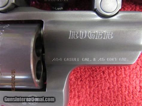 Ruger Super Redhawk Target Grey 454 Casull 45lc With Scope 454 Casull