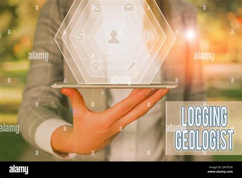 Writing Note Showing Logging Geologist Business Concept For Layout And Execution Of Definition