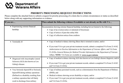 Va Form 20 10207 Printable Fillable In Pdf Va Form