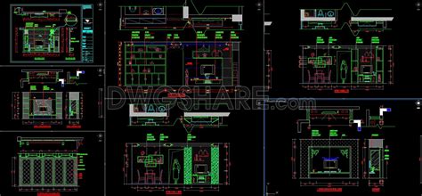272 Display Cabinets Cad Blocks Free Download