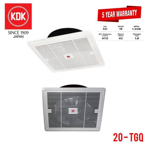 Exhaust Fan Kdk Tgq 20 Ceiling Fan Kdk Plafon Ukuran 8 Inch Dilengkapi