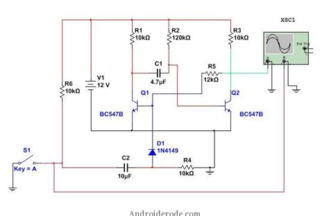 Monostable Multivibrator Using Transistor