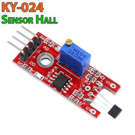 Modulo Sensor Efecto Hall Ky 024 Salida Analogica Digital Magnetico