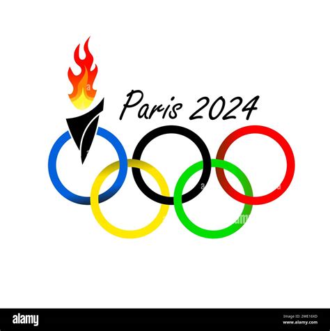 Summer Olympics 2024 Paris France Hand Drawing Not Ai Vector Illustration Stock Vector
