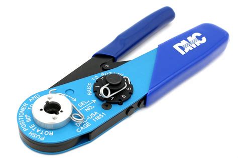 Dmc Afm8 Indent Crimp Tool Blue M22520 2f2 01 For Sale Online Ebay