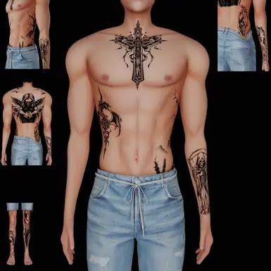 Male Tattoo 22 At The Sims 4 Nexus Mods And Community