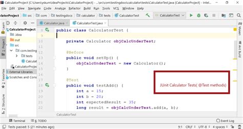Junit Calculator Test Case Example Testingdocs