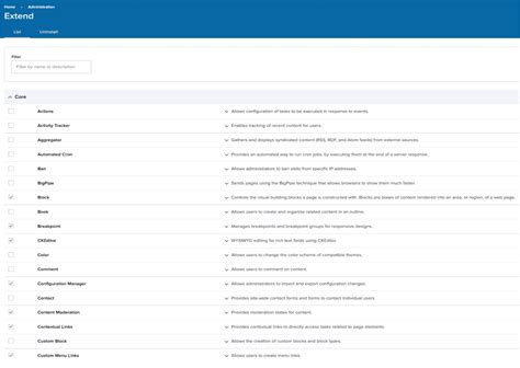Administration Interface — Acquia Docs