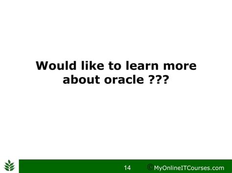 oracle database career paths introduction ppt