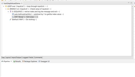 Exit Step In Webmethods