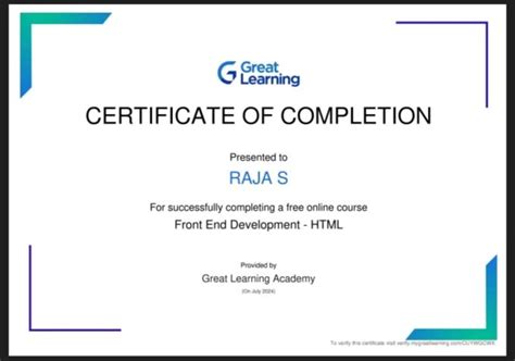 Raja S On Linkedin Learning Frontenddevelopment Html Greatlearning