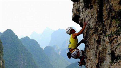 Yangshuo Climbing Festival Attracts Climbers Home And Abroad Cgtn