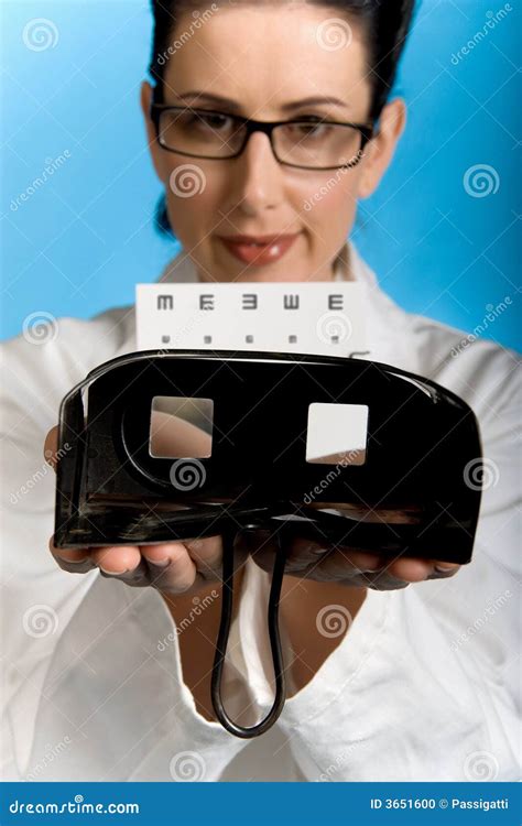 Vision Test Stock Photo Image Of Nostalgic Female Inspect 3651600