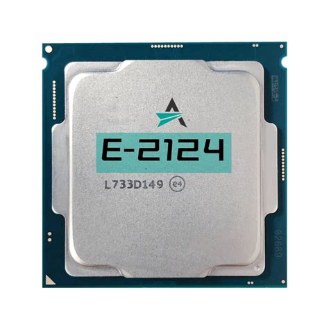 Xeon E 2124 SR3WQ CPU Processor 8M Cache Up To 4 3 GHz Quad Core TDP Png