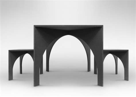 Graft Objects Furniture Based On Architectural Cross Vaults