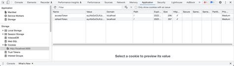 Only Cookie In Production Express Rnestjsframework