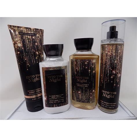Into The Night T Set Shower Gel Body Lotion And Fragrance Mist