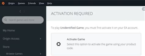 Fix Origin Activation Required Error
