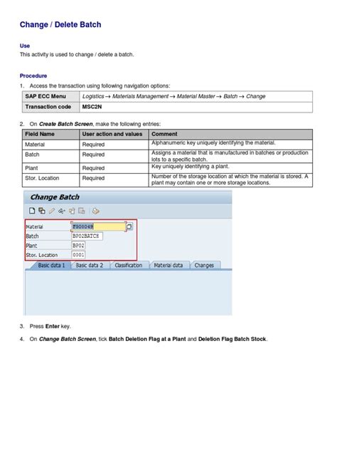 Batch Delete System Software Computer Engineering