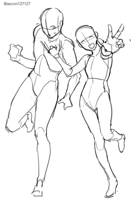 520 2 People Poses Ideas In 2025 Drawing Base Drawing Poses Drawing